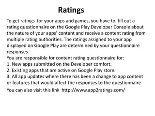 Android apps ratings | PPT