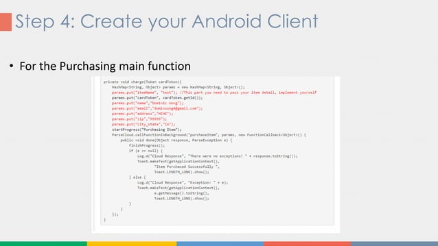 Stripe payment integration with Android app | PPT