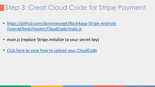Stripe payment integration with Android app | PPT
