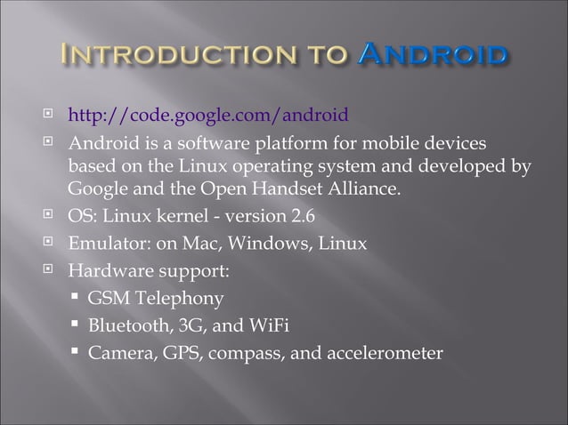 Android Architecture | PPT
