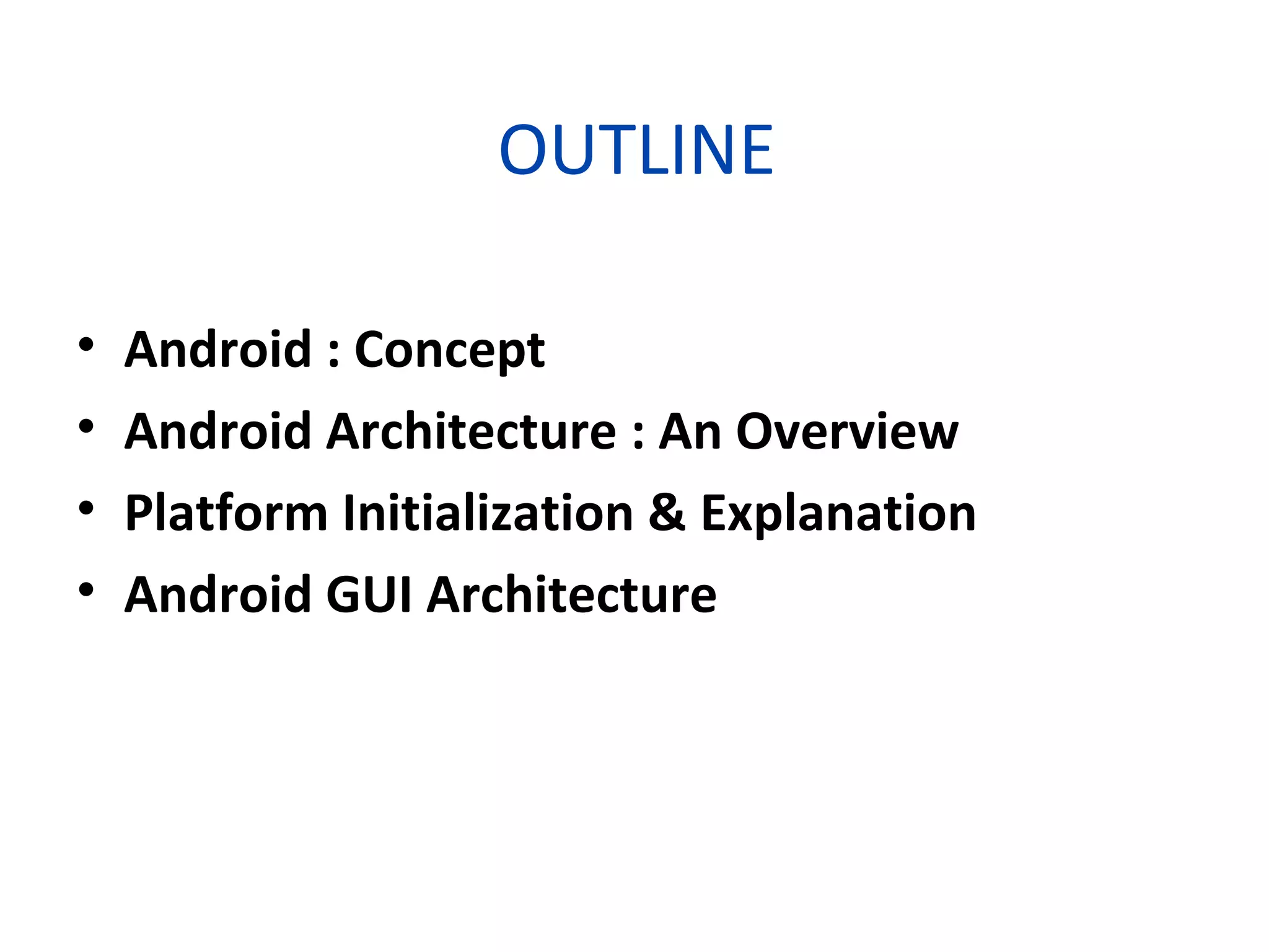 Android architechture | PPT | Operating Systems | Computer Software and ...