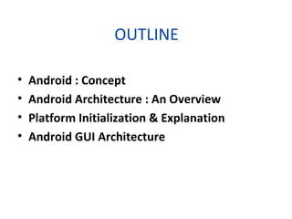 Android architechture | PPT