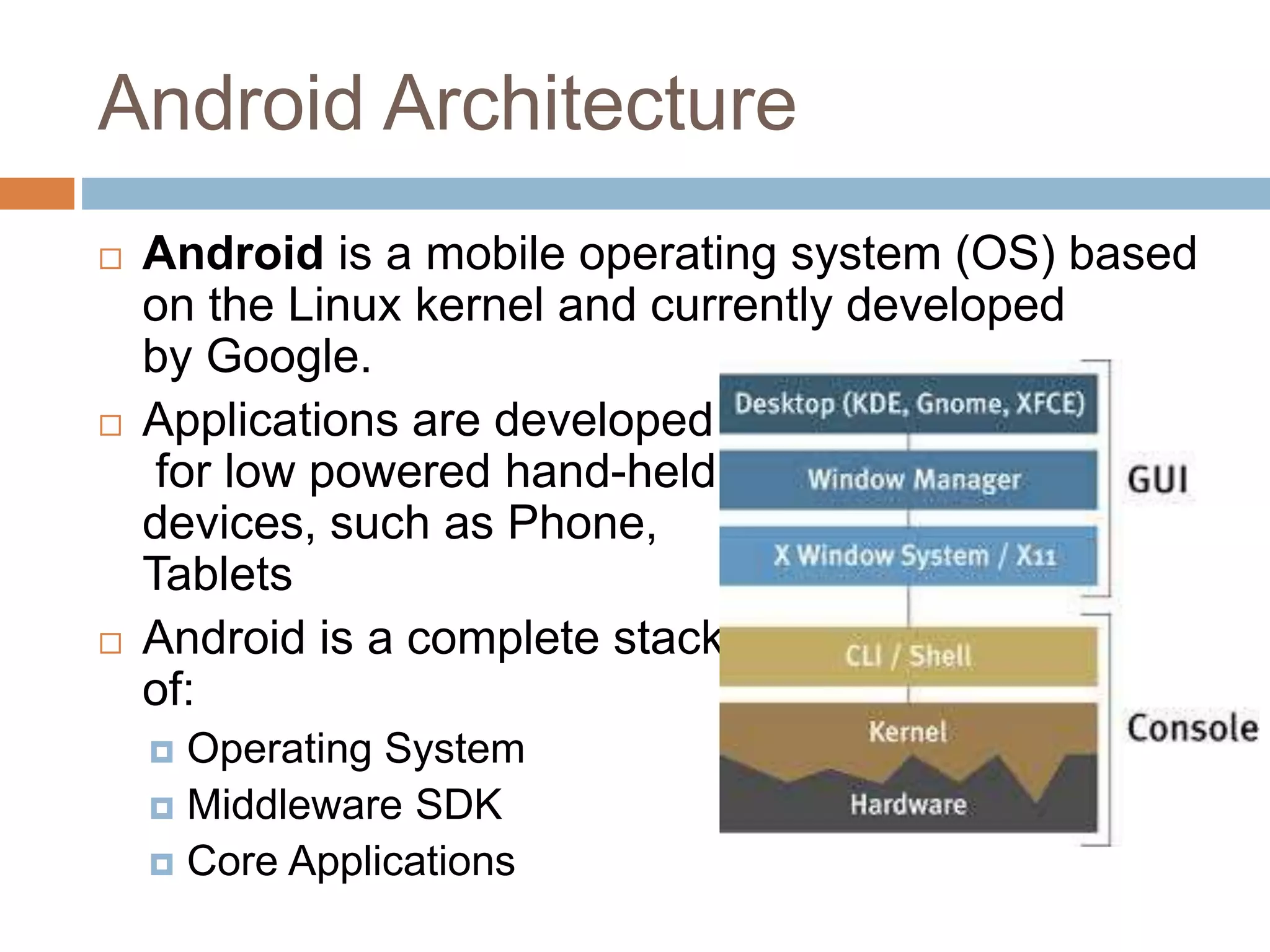 Android architecture | PPTX