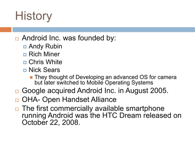 Android architecture | PPTX