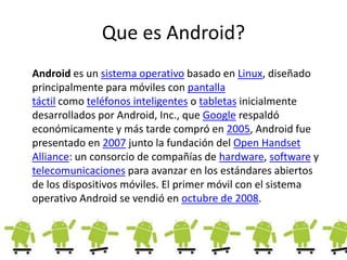 Android - Arquitectura Aplicacion | PPTX