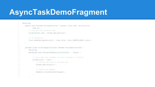 Android AsyncTask Tutorial | PPTX
