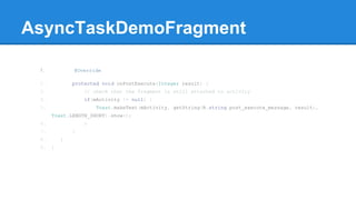 Android AsyncTask Tutorial | PPTX