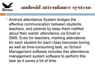 Android attendance system | PPT