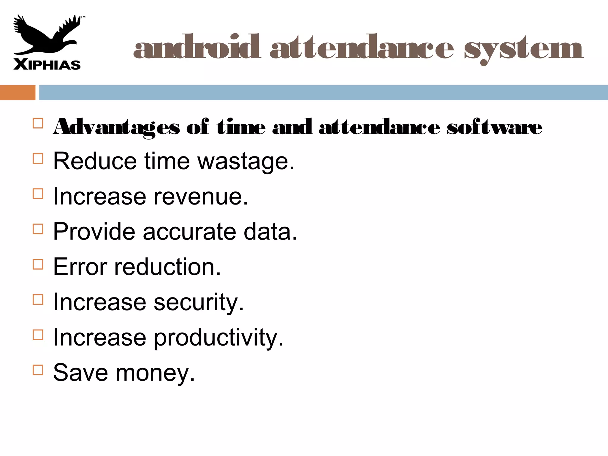 Android attendance system | PPT