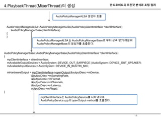 Android audio system(audioflinger) | PPTX