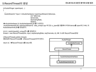 Android audio system(audioflinger) | PPTX