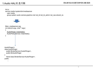 Android audio system(audioflinger) | PPTX