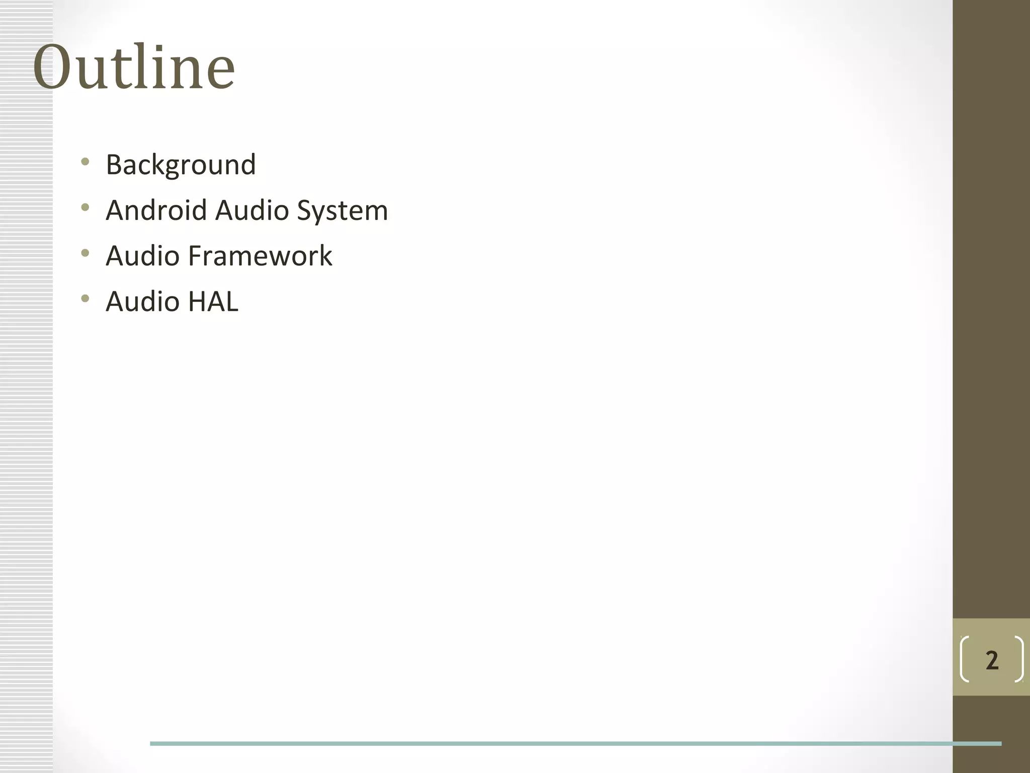 Android Audio System Ppt Operating Systems Computer Software And Applications