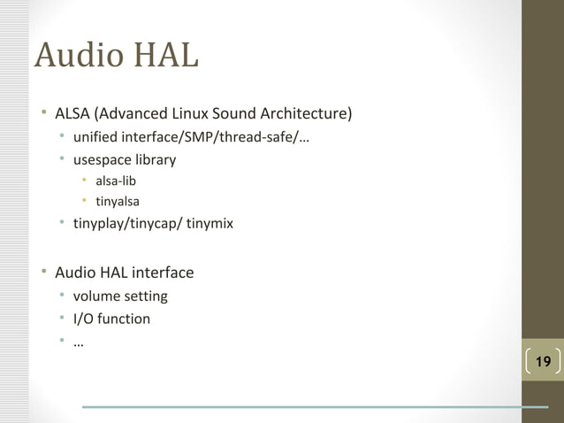 Android Audio System Ppt Operating Systems Computer Software And Applications
