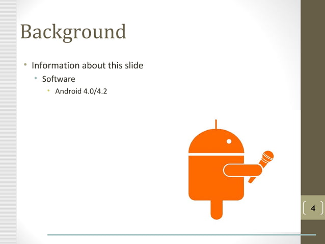 Android Audio System Ppt Operating Systems Computer Software And