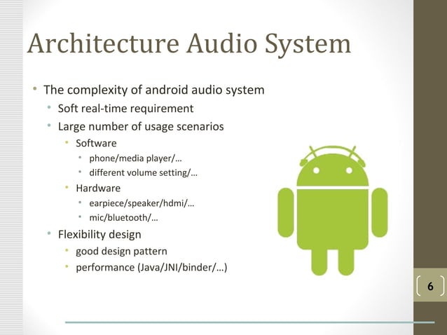 Android Audio System | PPT | Operating Systems | Computer Software and Applications
