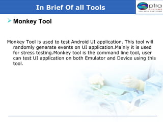 Android automation tools | PPT | Operating Systems | Computer Software ...