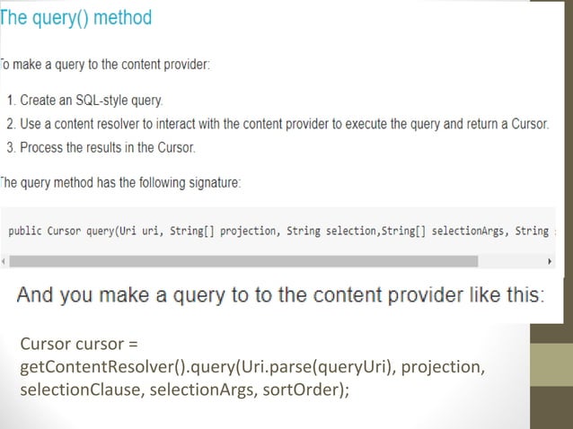 DATA PERSISTENCE IN ANDROID OPERATING SYSTEM | PPT