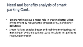 Android based application for smart parking | PPTX