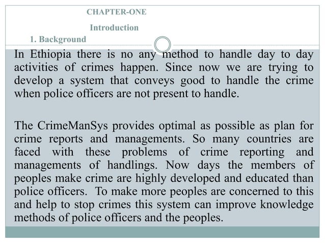 Android based crime manage system proposal | PPTX | Operating Systems ...