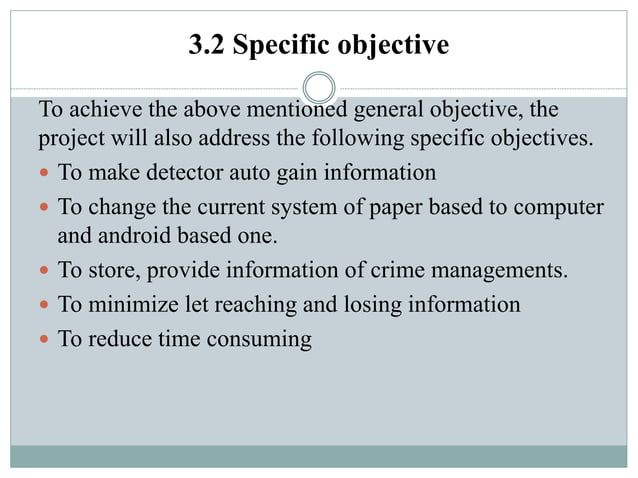 Android based crime manage system proposal | PPTX | Operating Systems ...
