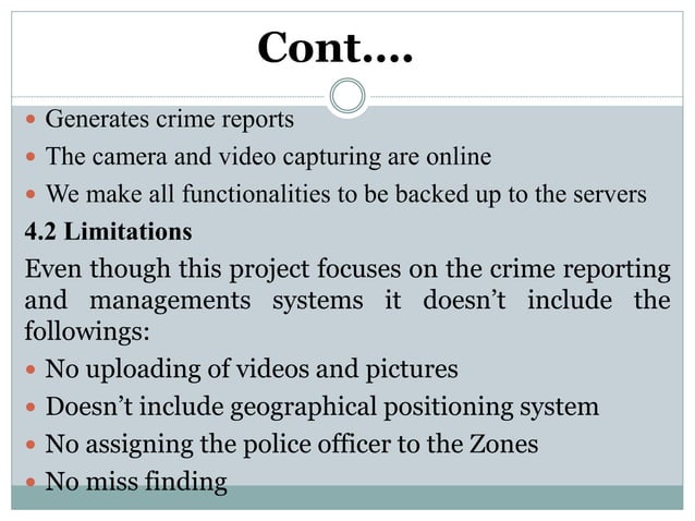 Android based crime manage system proposal | PPTX | Operating Systems ...