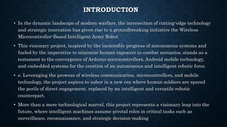 design and implementation ANDROID BASED DEFFENCE ROBOT 2.pptx