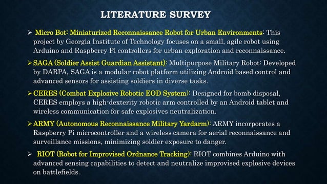 design and implementation ANDROID BASED DEFFENCE ROBOT 2.pptx