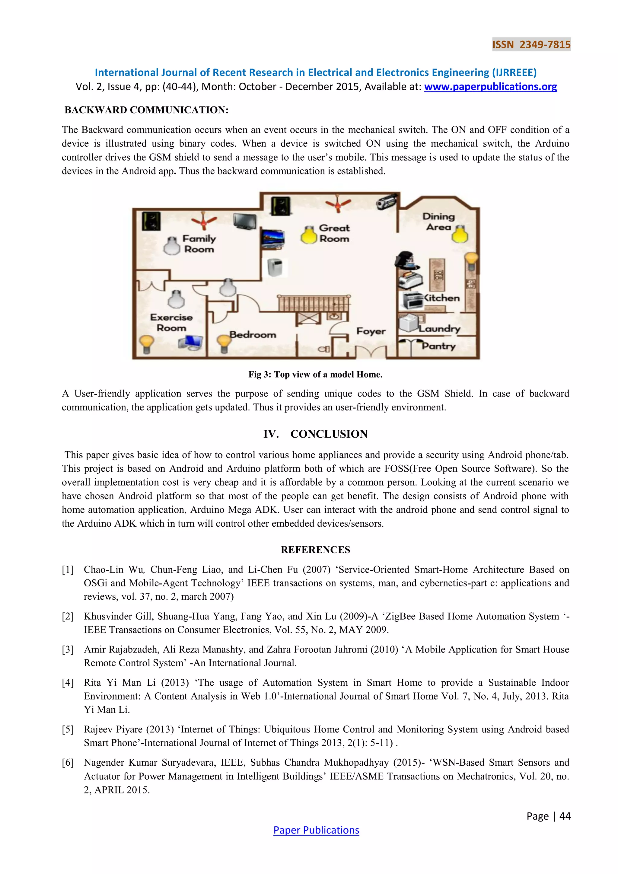 Android Based E-Home | PDF | Smart Home | Home & Garden