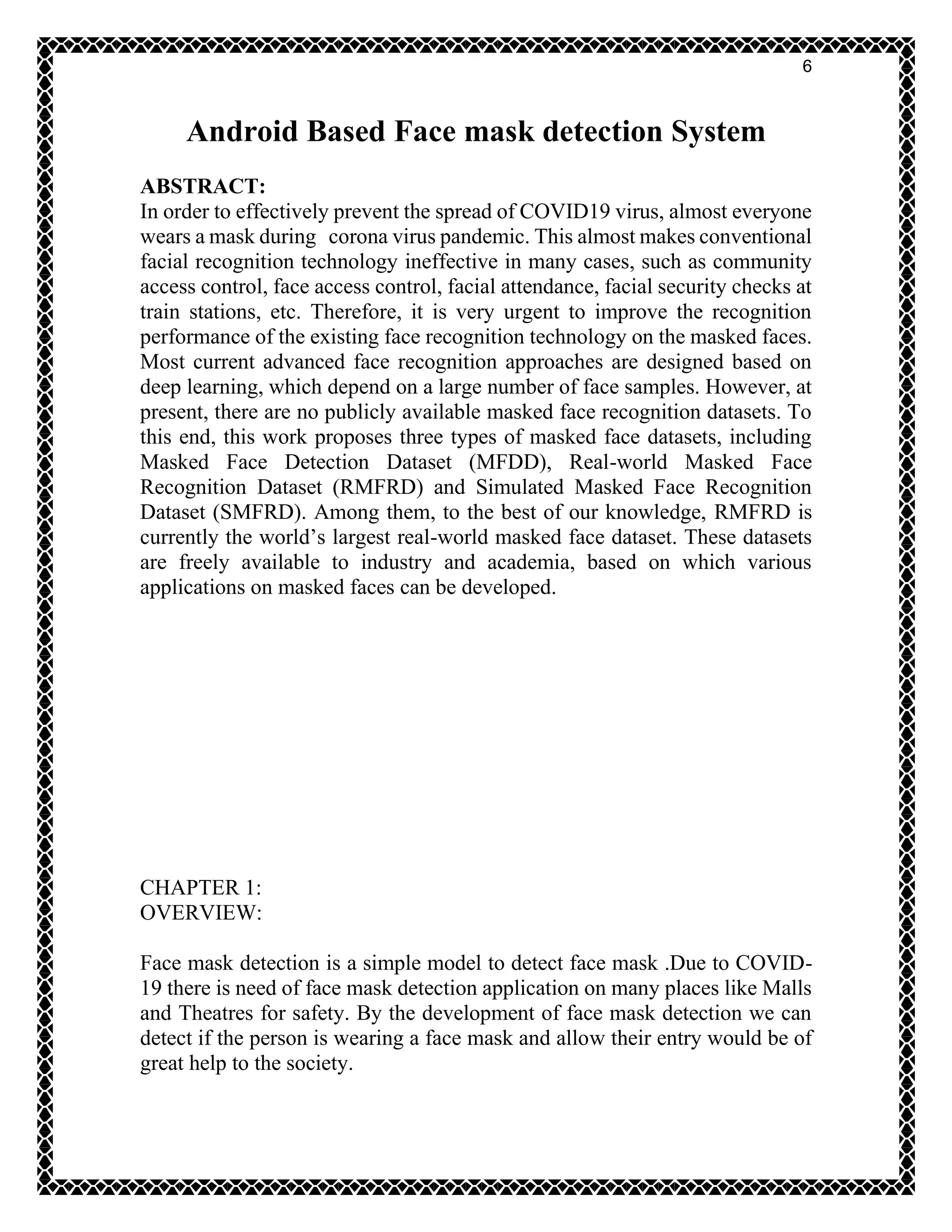 Android Based Facemask Detection system report.pdf