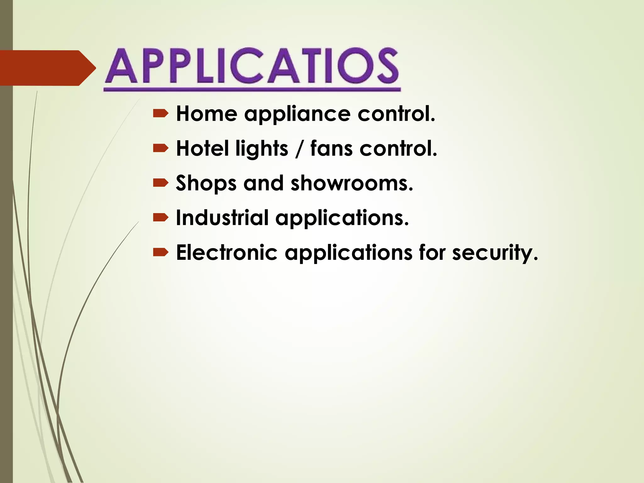 ANDROID BASED HOME APPLIANCE CONTROL USING APP IN MOBILE | PPTX