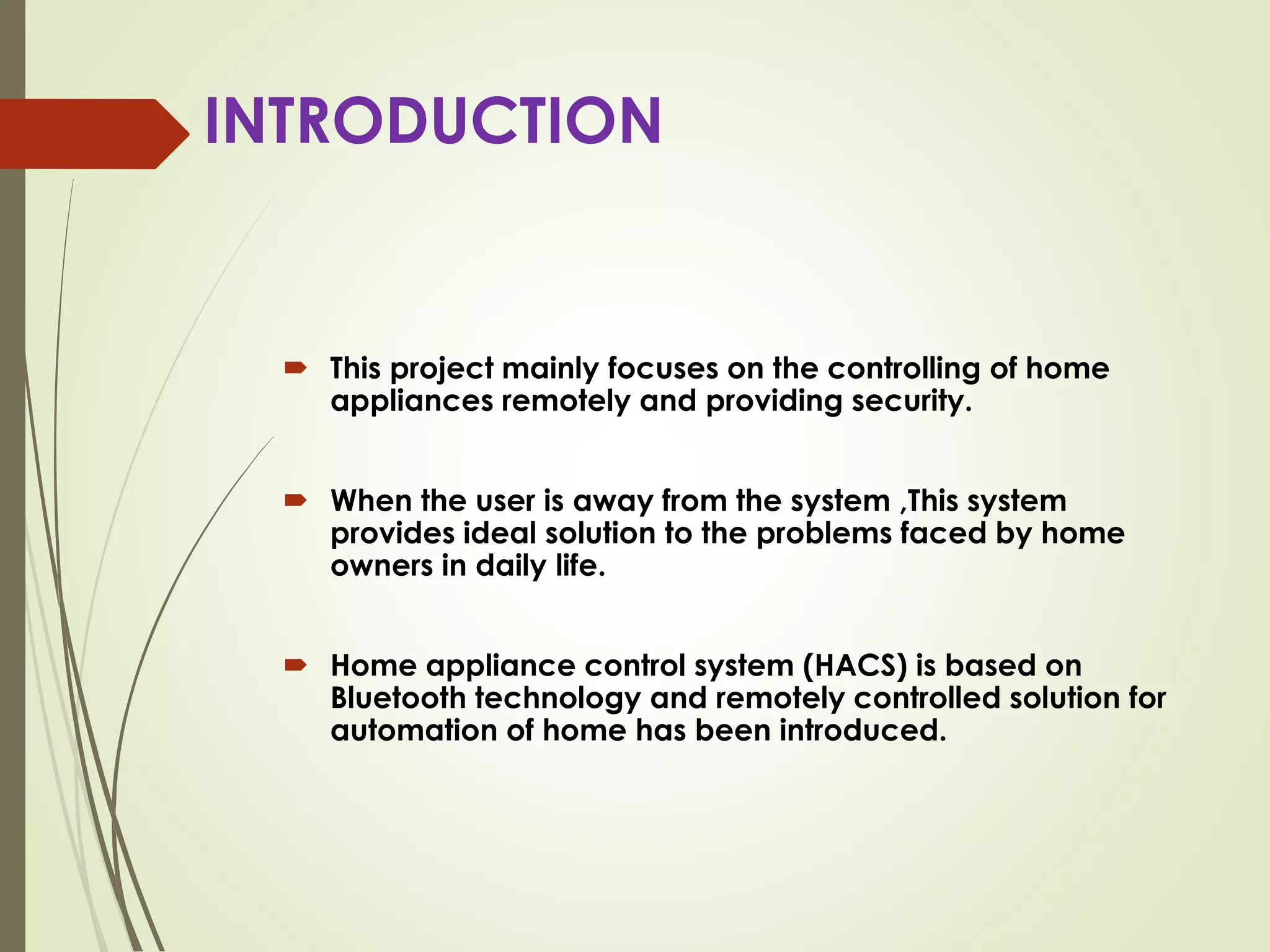 ANDROID BASED HOME APPLIANCE CONTROL USING APP IN MOBILE | PPTX