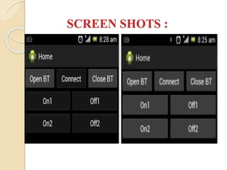 Android based home automation | PPTX