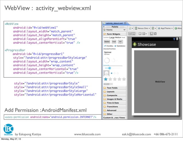 Android Basic Development Day 1 Introduction & ADT | PPT