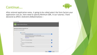 Android Development Basics | PPT