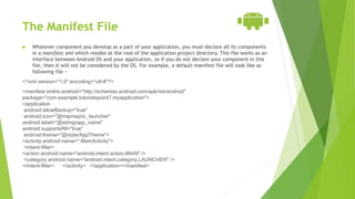 Android Development Basics | PPT