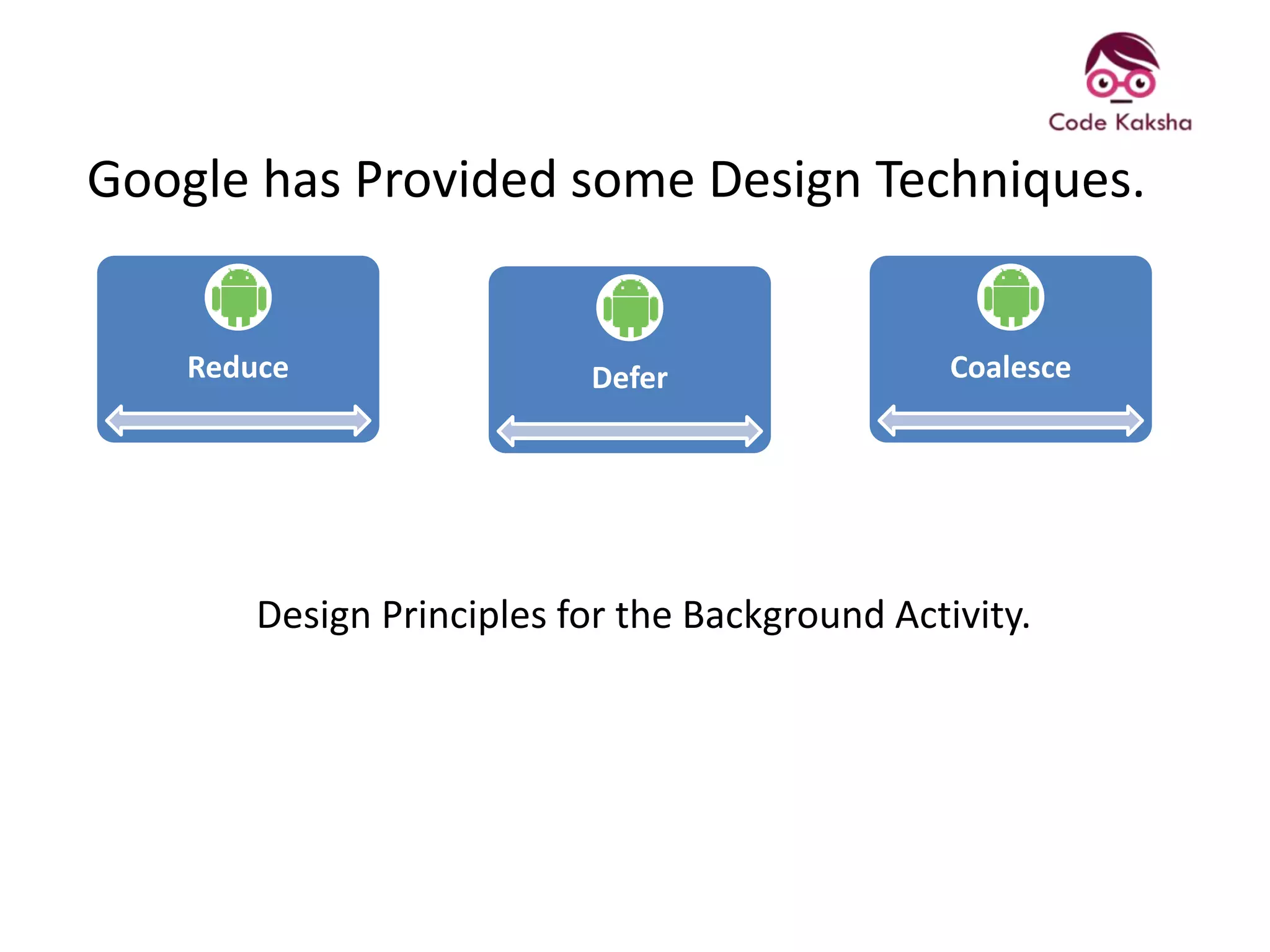 Android battery optimization | PPTX