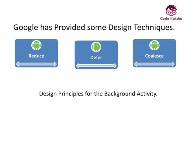 Android battery optimization | PPTX | Operating Systems | Computer Software and Applications