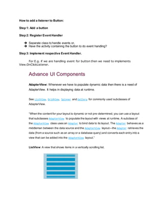 Android Tutorial For Beginners Part-1 | PDF
