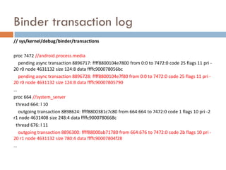 Android binder introduction | PDF