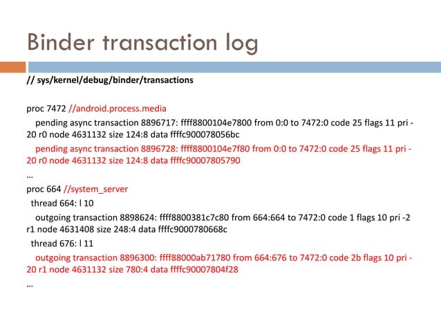 Android binder introduction | PPT
