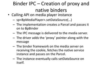 Overview of Android binder IPC implementation | PPTX | Operating Systems | Computer Software and ...