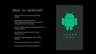 Android bootcamp-day1 | PPT