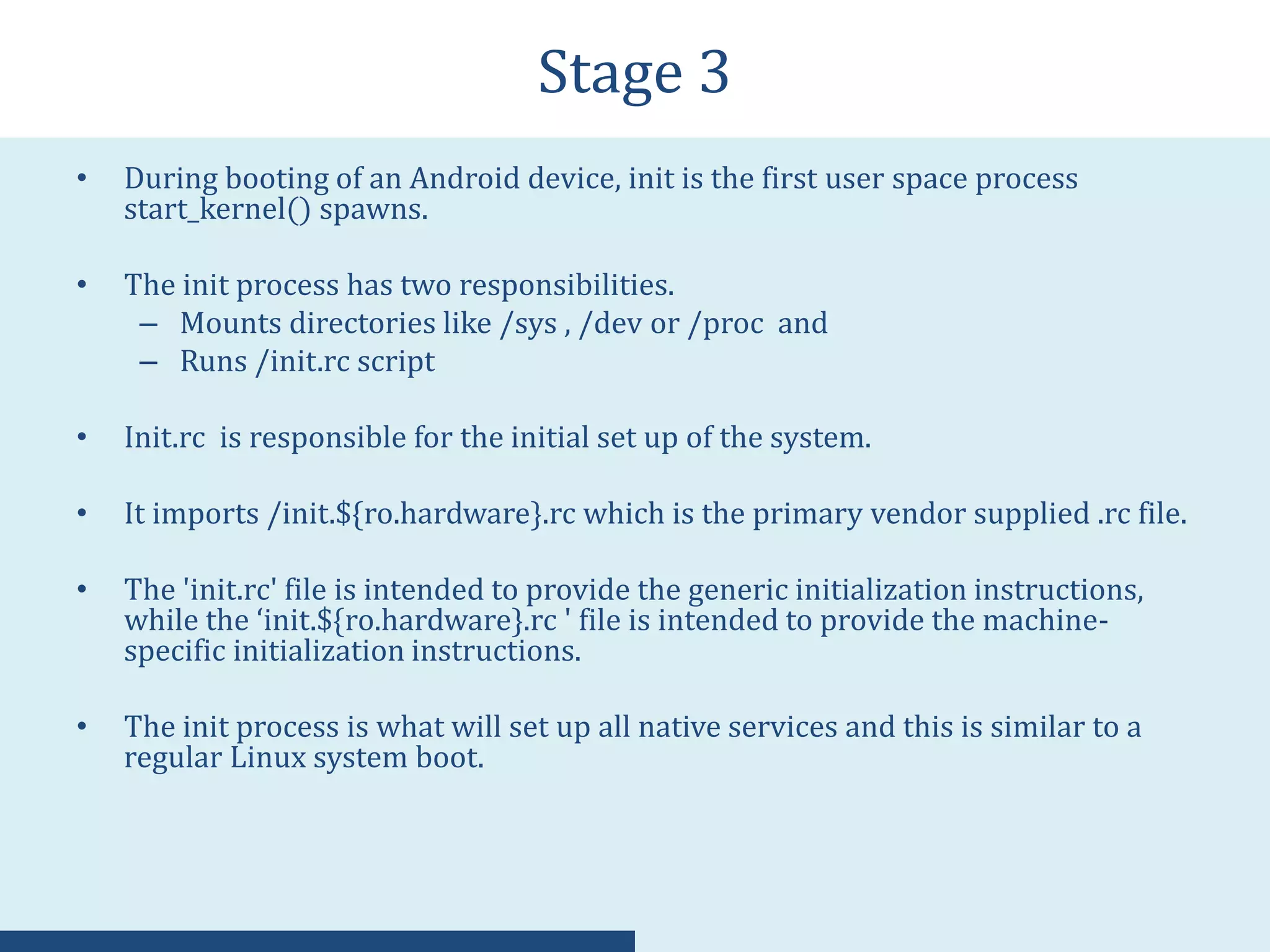 Android Booting Sequence | PPTX