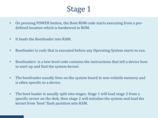 Android Booting Sequence | PPTX