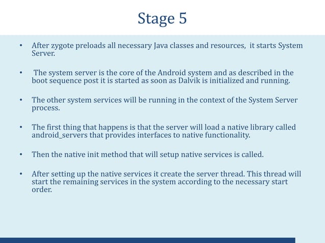 Android Booting Sequence | PPTX