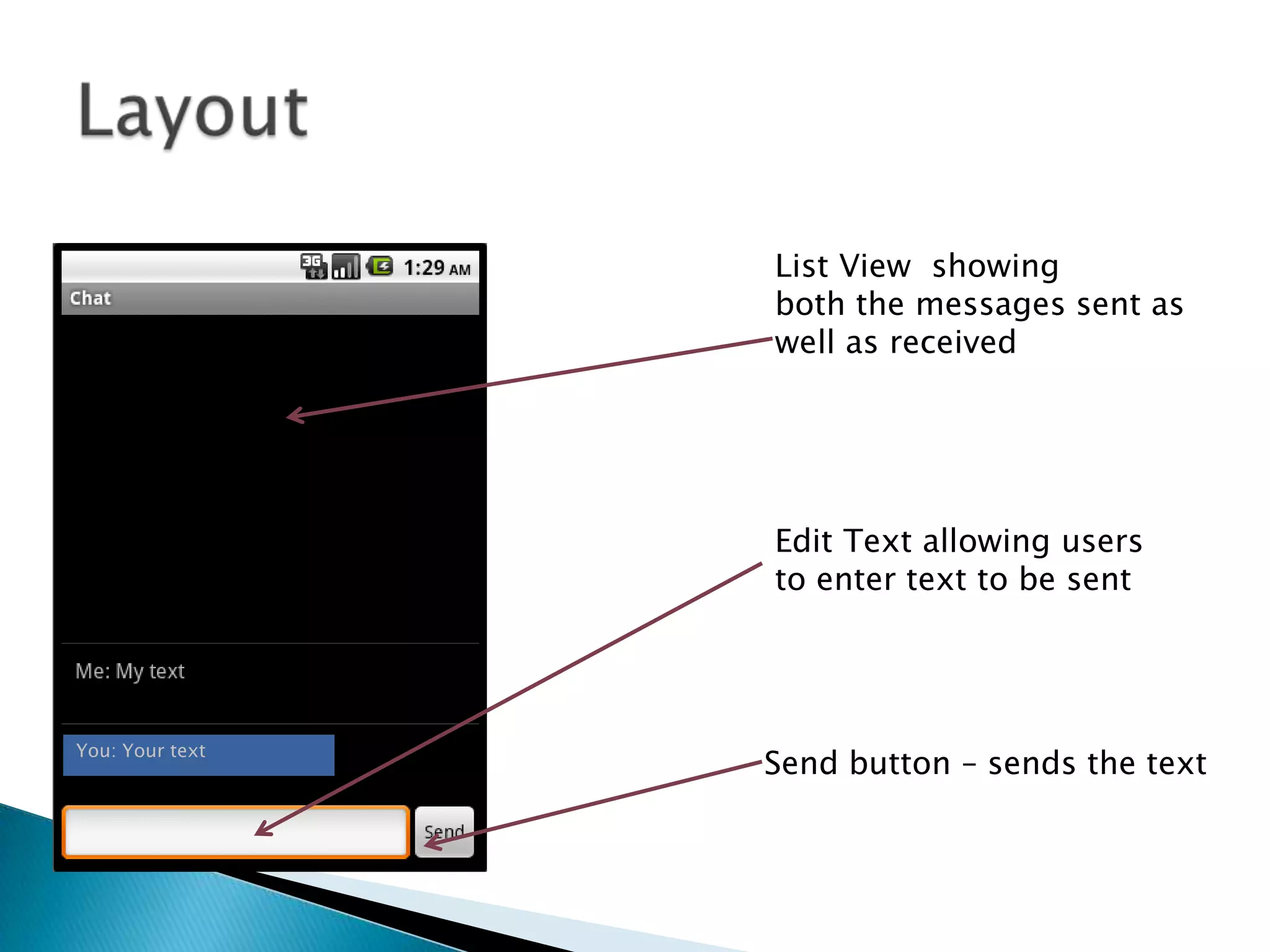 Android chat app1 | PPTX