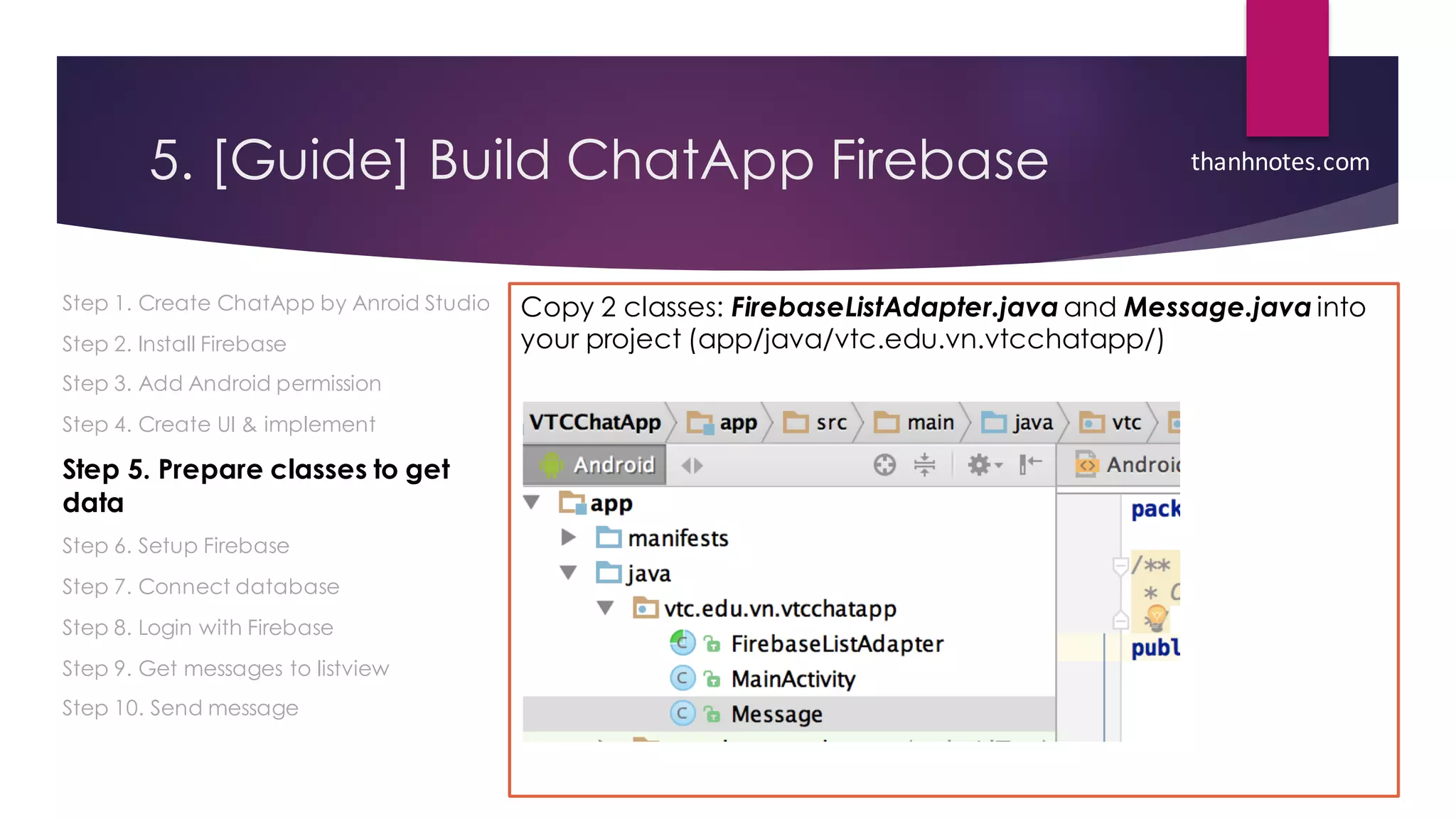 How to build Android Chat App with Firebase for 2 hours? | PPT