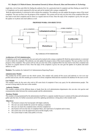 Android civil administration reporting | PDF