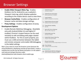 Setting up your Android Tablet - KioWare Android Configuration Part II ...